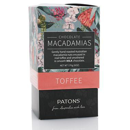 PATONS ARTISAN MILK CHOCOLATE TOFFEE MACADAMIA GIFT BOX 170g. Wallies ...