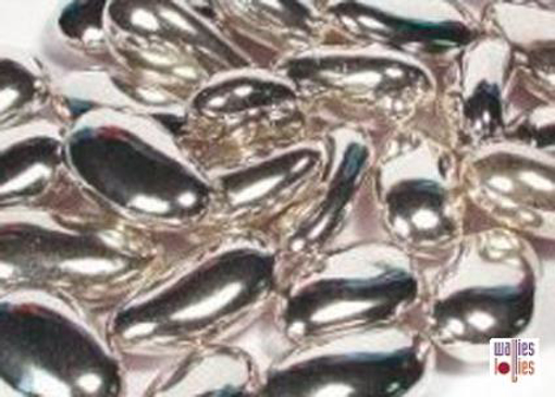 Sugared Almonds - silver in 1kg bag. Wallies Lollies