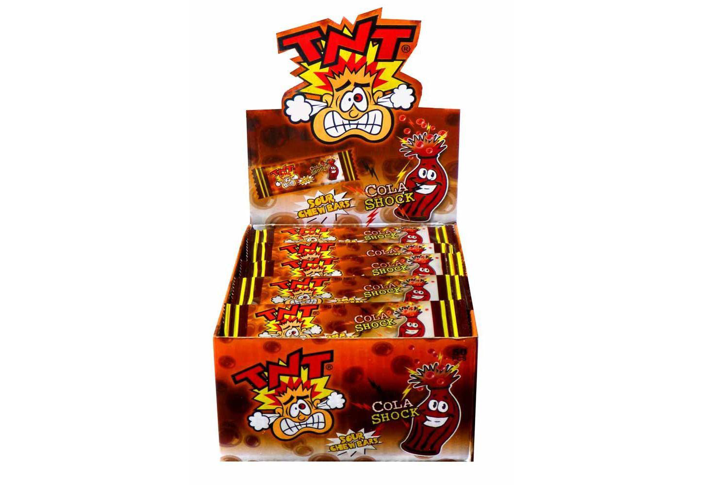 TNT COLA SOUR CHEWS. Wallies Lollies