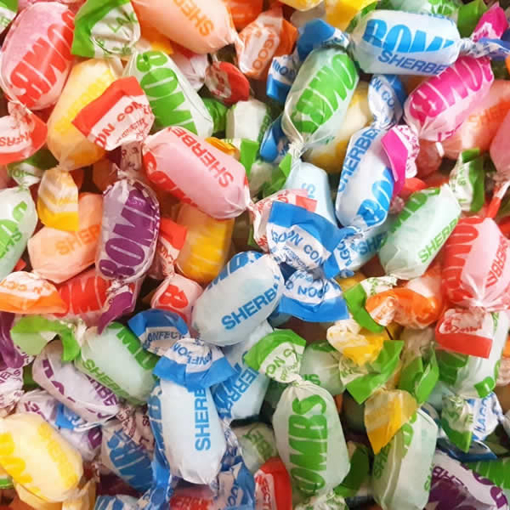 Mixed Fruity Sherbert Bombs. Wallies Lollies